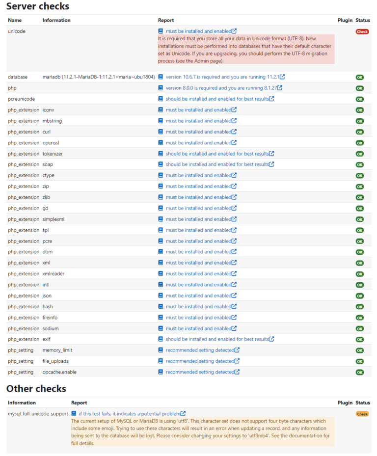 Moodle – Environment error ‘It is required that you store all your data ...